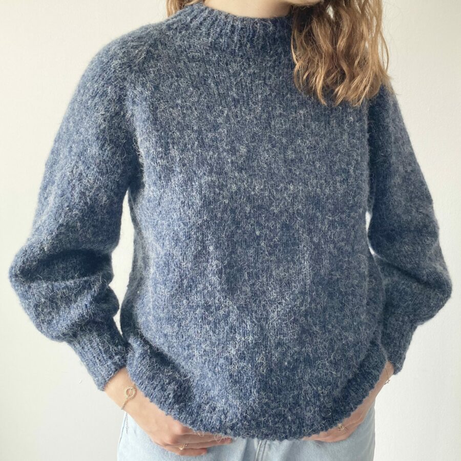 Modèle de tricot - Pull Cérulé - Créatrice de modèles tricot