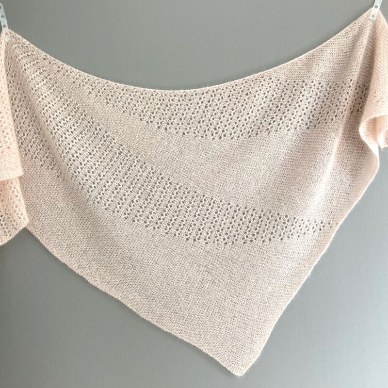 Modèle de tricot - Châle Kalbarri - Créatrice de modèles tricot